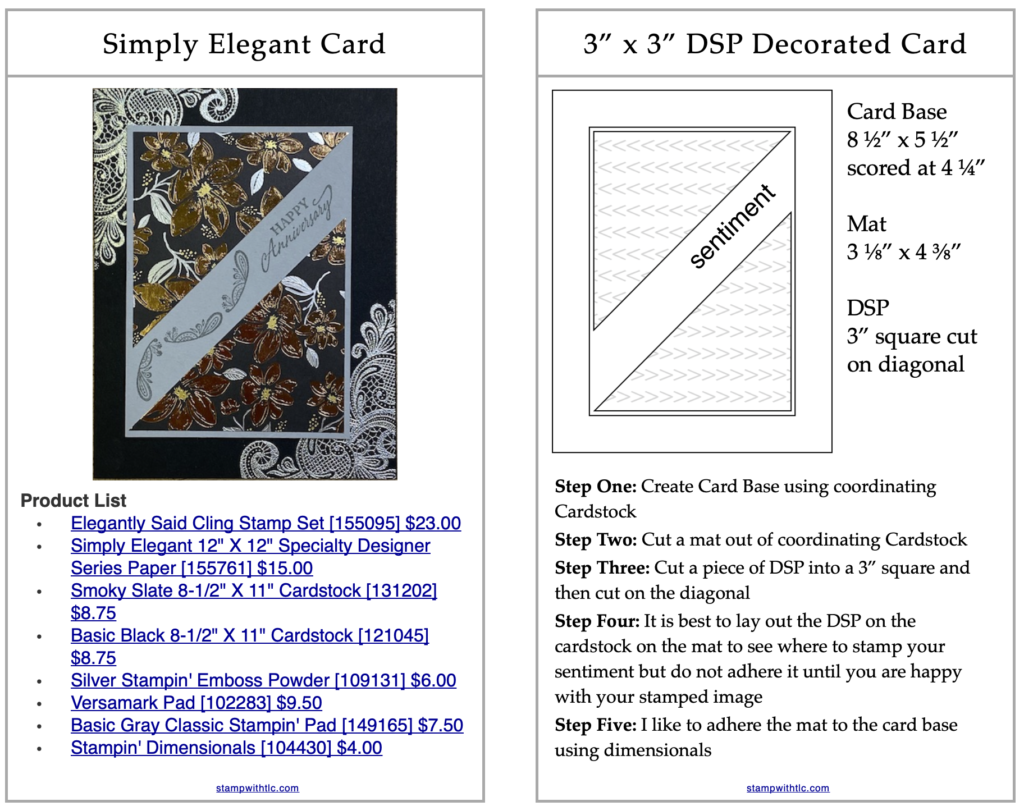 Simply Elegant Card
