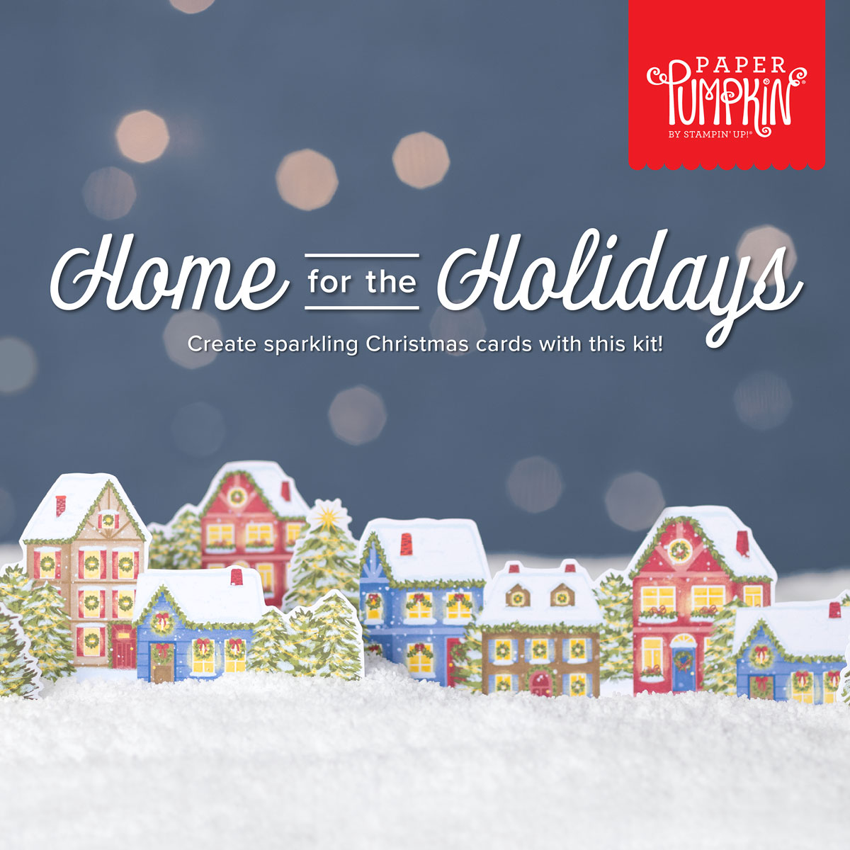 Simple Wintery Forest Card