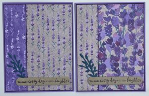 Simple Perennial Lavender Cards
