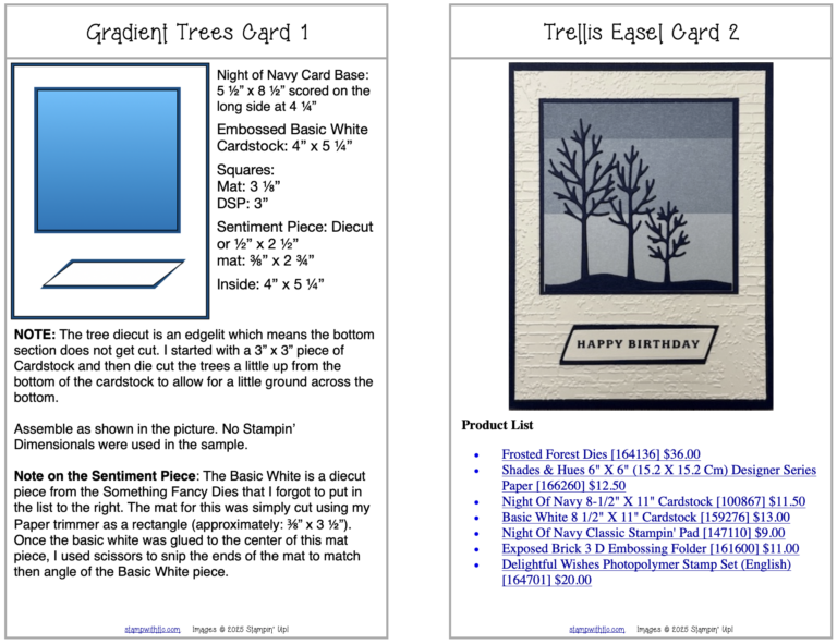 Gradient Trees Card